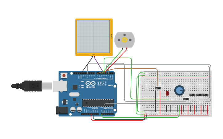 Circuit design 140720- power Window Operation | Tinkercad