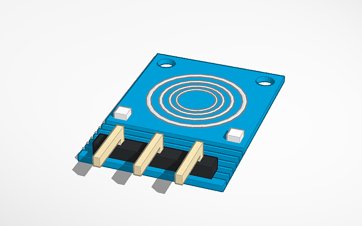 3D design Touch Sensor - Tinkercad