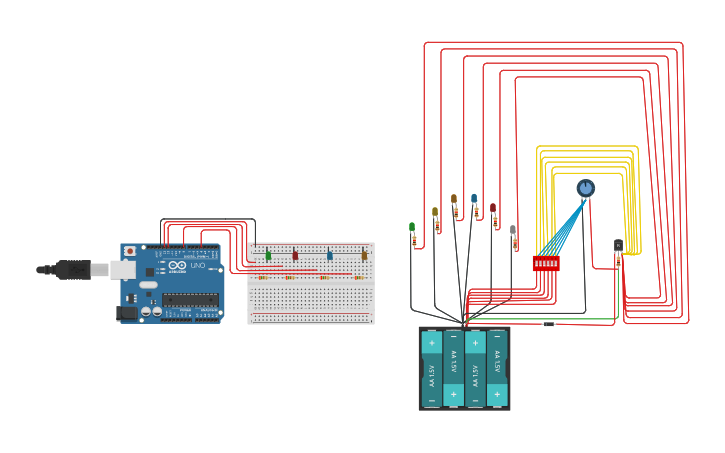 Circuit design PROVA - Tinkercad