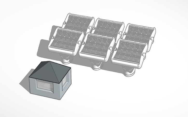 3D design Solar power station - Tinkercad