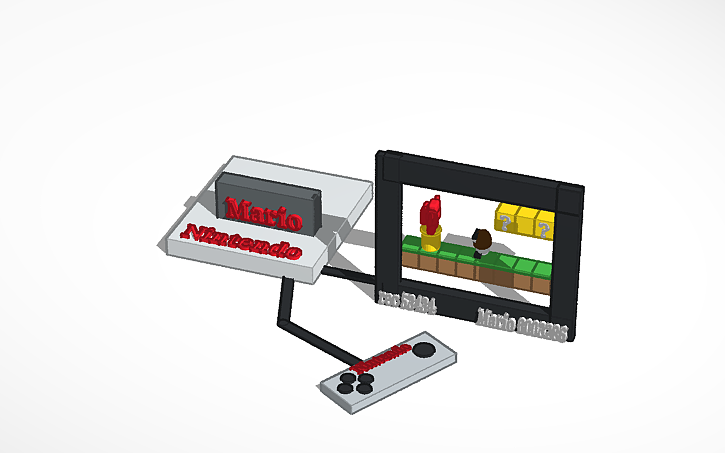 3D design Mario - Tinkercad