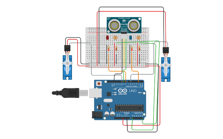 Circuit design Ana Sofía Méndez Proyecto Trimestral | Tinkercad