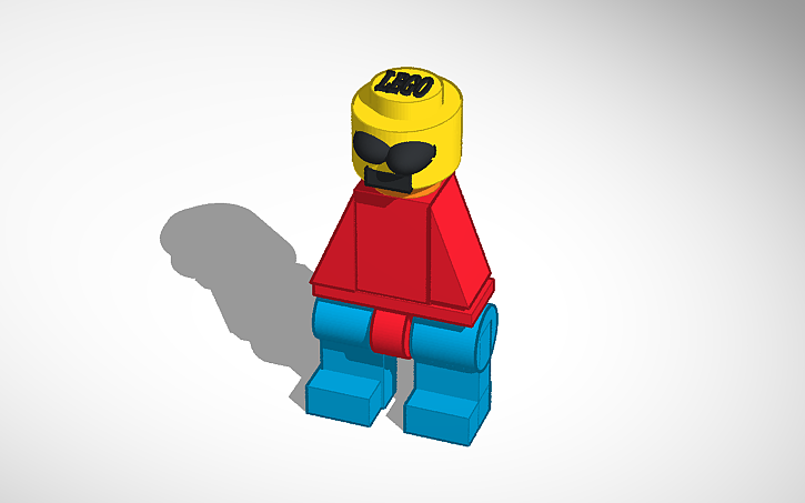 3D design standard lego minifig | Tinkercad