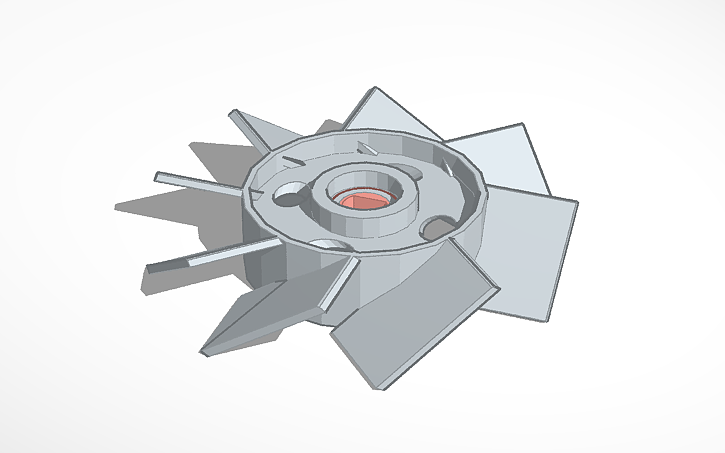 3D design Ventilador de compresor (Compressor Fan) - Tinkercad