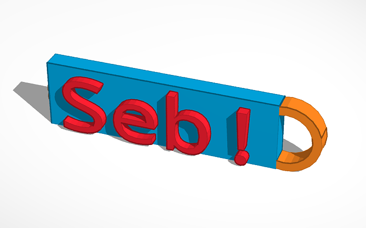 3D design Key-chain | Tinkercad
