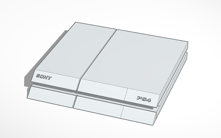 3D design PS4 | Tinkercad