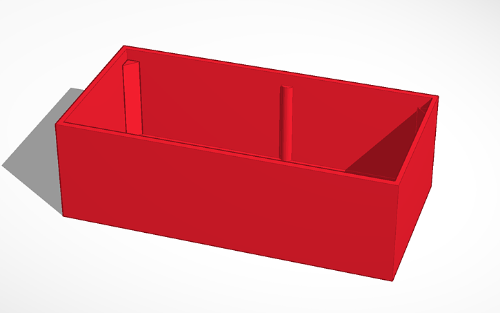 3D design Lcd Case Tall 2" | Tinkercad