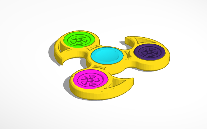 3D design Trix fidget spinner - Tinkercad