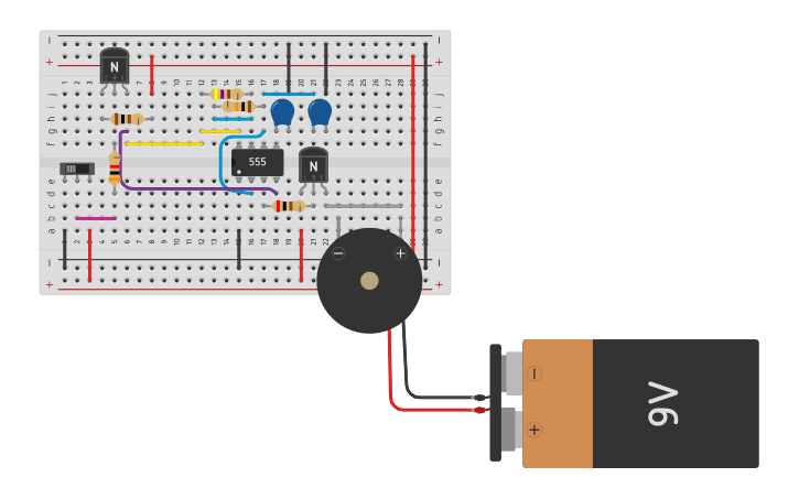 Circuit Design Buzzer Tinkercad