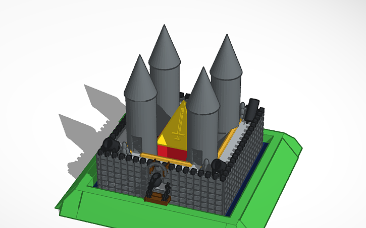 3D design castle | Tinkercad