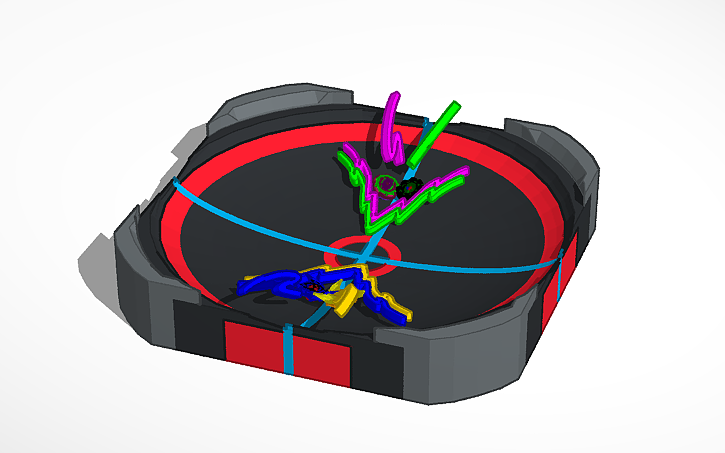 3D design basilisk and naga vs hydra and valkyrie - Tinkercad