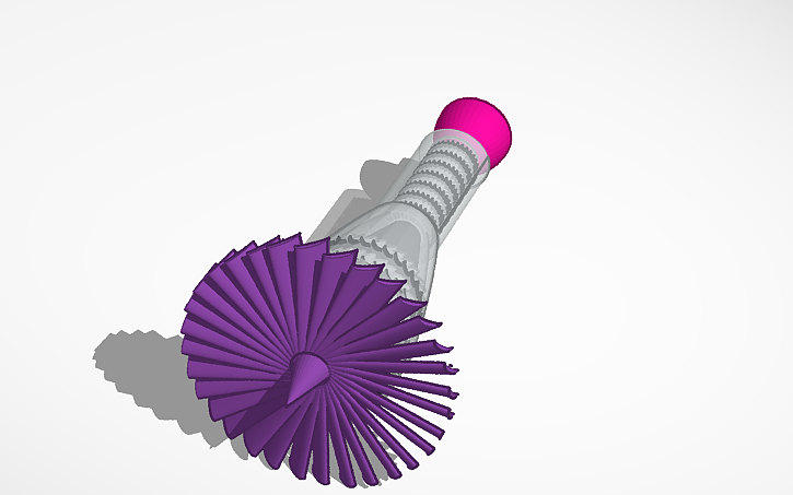 3D design Turbine Electric Jet Engine - Tinkercad