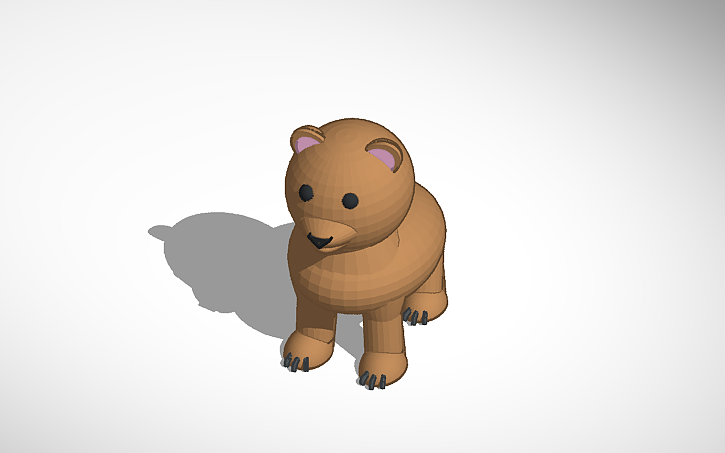 3D design Bear. - Tinkercad