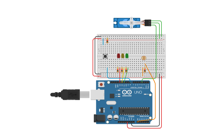 Circuit design Practica N° 23 - Tinkercad