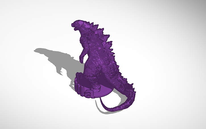 3D design Godzilla - Tinkercad