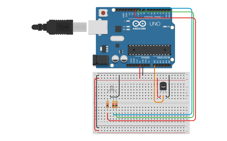 Circuit design Arduino Temperature - Tinkercad Circuit design Arduino Temperature - Tinkercad