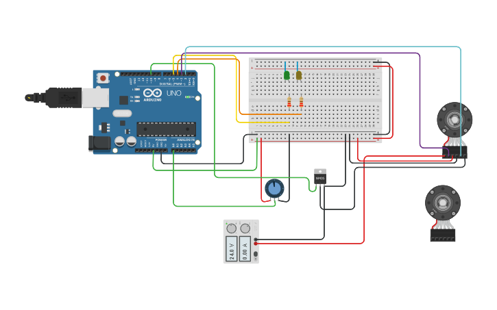 Circuit design dc-motor-1 | Tinkercad Circuit design dc-motor-1 | Tinkercad