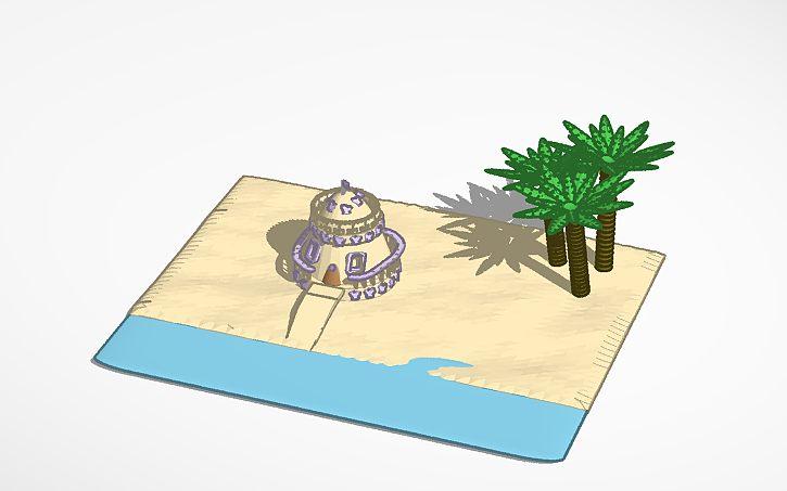 3D design Shell Sandcastle - Tinkercad
