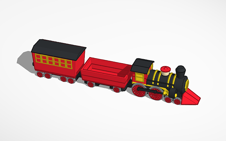 3D design mario kart kalamari desert train - Tinkercad