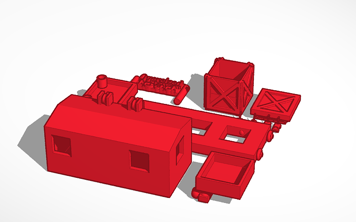 3D design trailer - Tinkercad