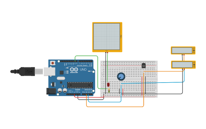 Circuit design PWM | Tinkercad