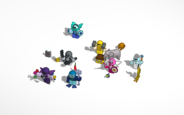 3D design Characters - Tinkercad