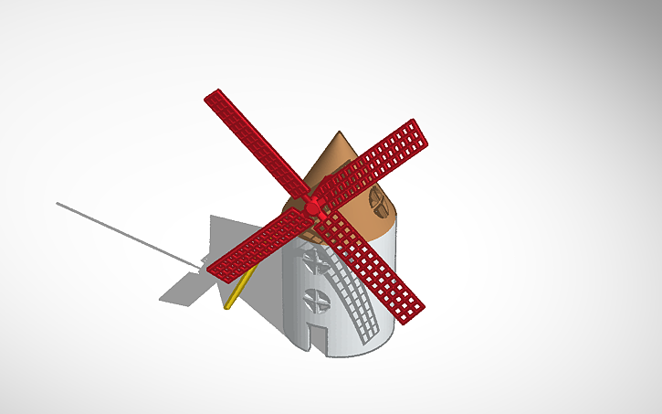 3D design Degirmen / Windmill - Tinkercad