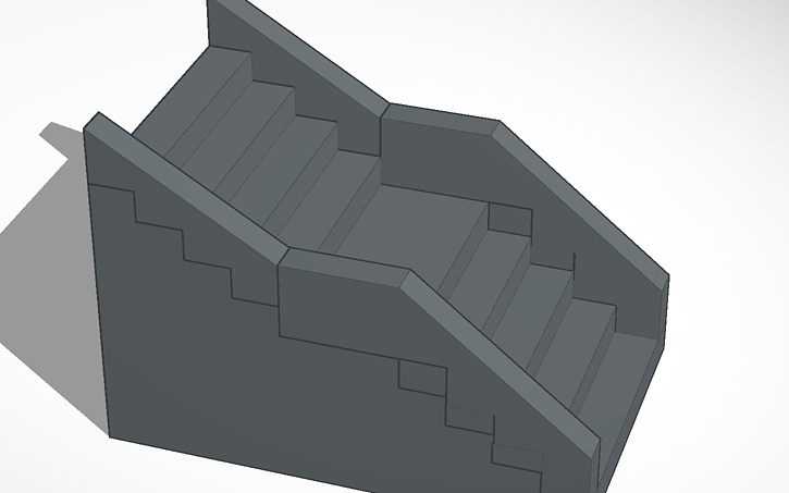 3d Design Staircase Tinkercad 