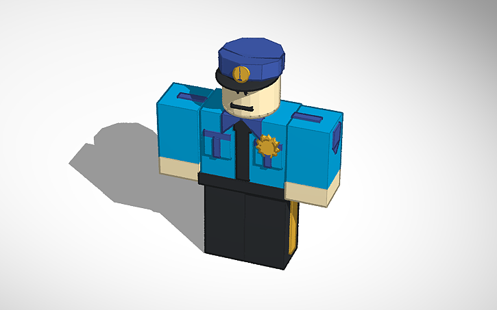 3D design Roblox Police - Tinkercad