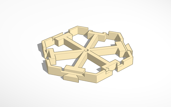 3D design Catan Hex Frame (test) | Tinkercad