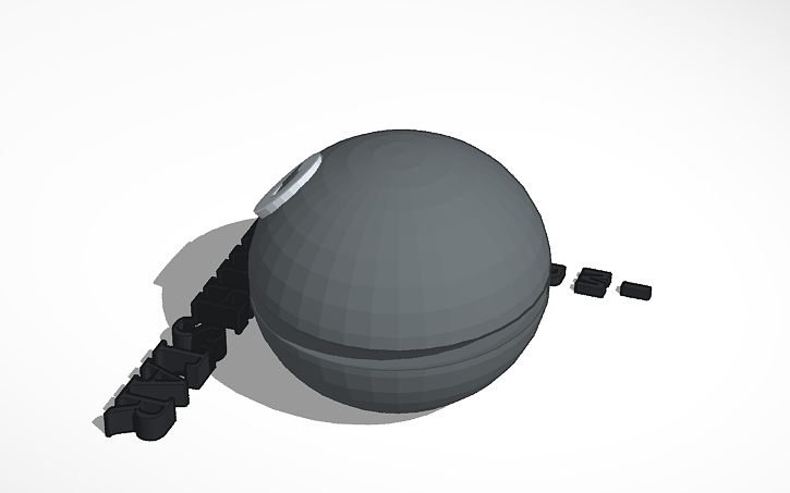3D design DEATH STAR | Tinkercad