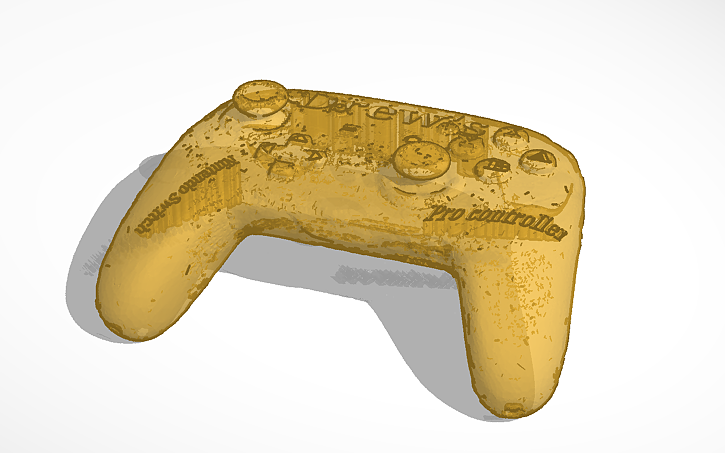 3D design Nintendo Switch Pro Controller - Tinkercad