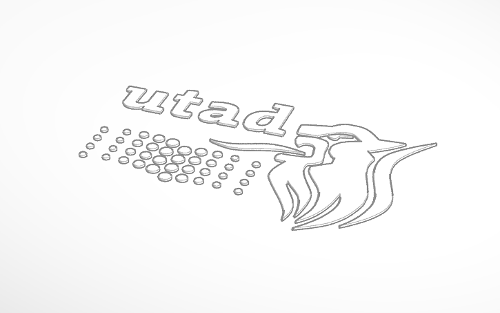 3D design UTAD logo | Tinkercad