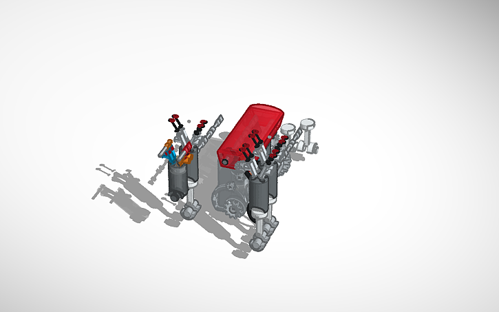 3D design just simple engine - Tinkercad