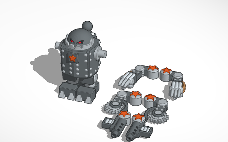 3D design GRUNT the Runtbot Boss | Tinkercad