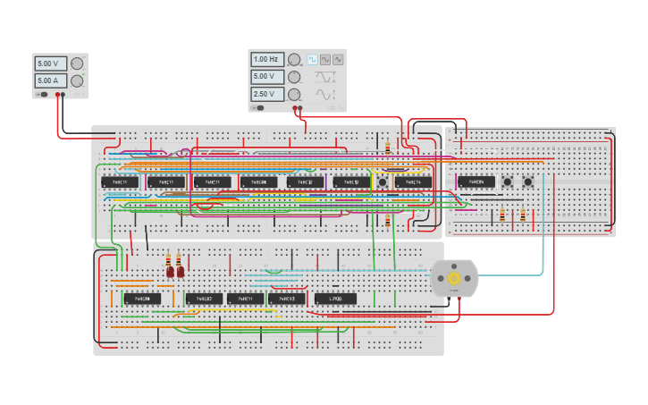 Circuit design Ejercicio2_Lab07 | Tinkercad