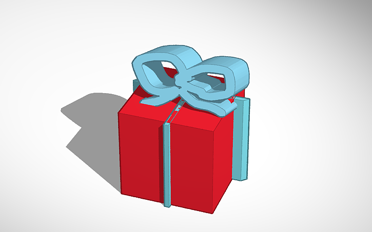3D design Mystery box - Tinkercad