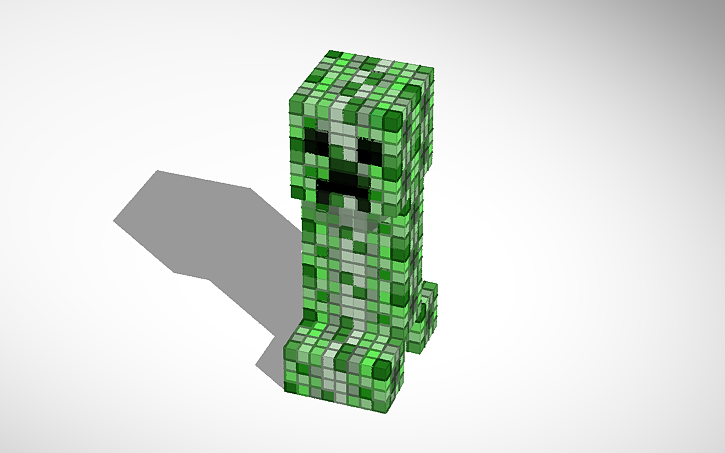 3D design creeper with tutorial - Tinkercad