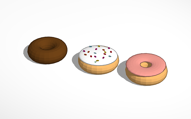 3D design Donuts-Pt. 2 | Tinkercad