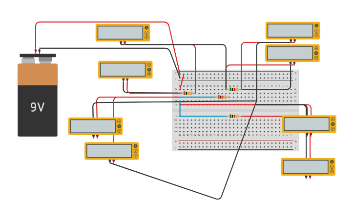 Circuit Design 4 Resistance Design Tinkercad