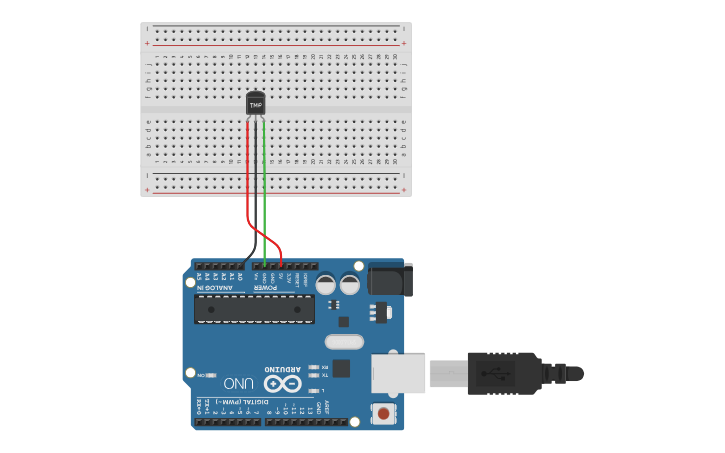 Circuit Design Copy Of Lm35 Temperature Sensor Tinkercad