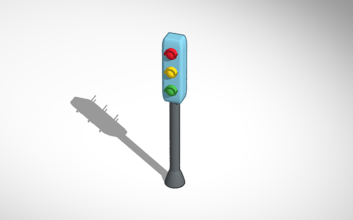 3D design Traffic Lights | Tinkercad
