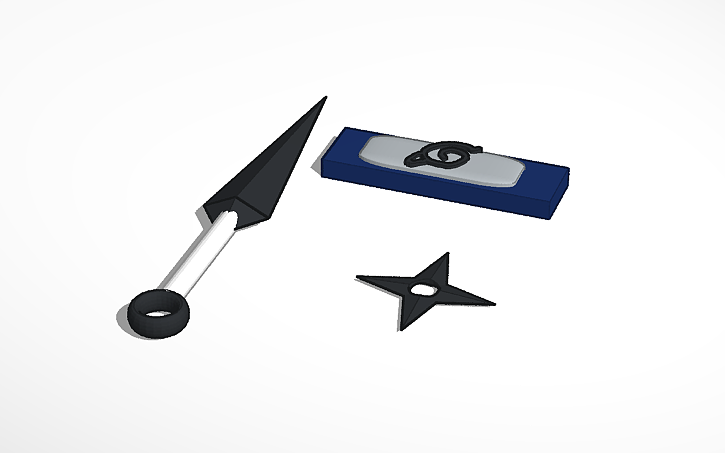 3D design Naruto - Tinkercad