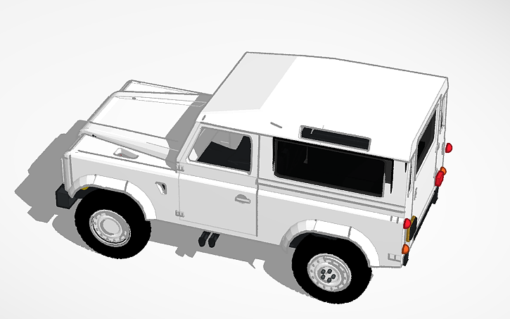 3D design V8 Defender - Tinkercad
