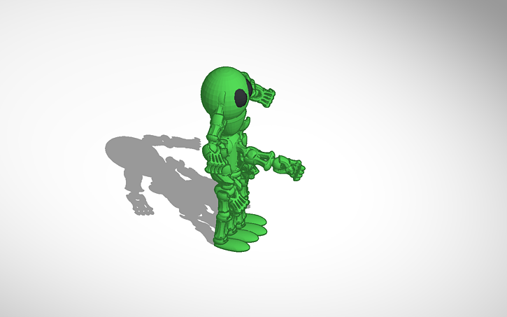 3D design Alien td - Tinkercad