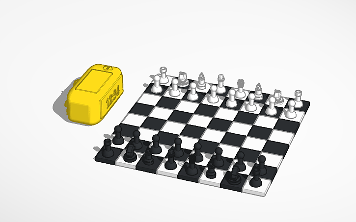 3D design Chess - Tinkercad