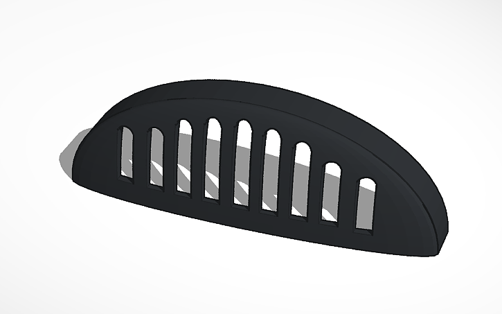 3D design grill - Tinkercad