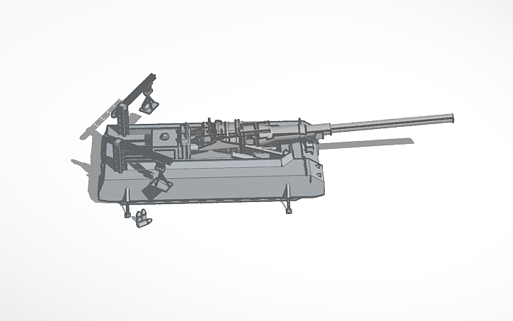 3D design Landkreuzer P.1500 Monster - Tinkercad