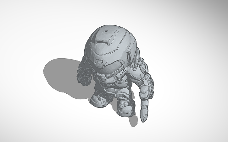 3D design DOOM GUY - Tinkercad