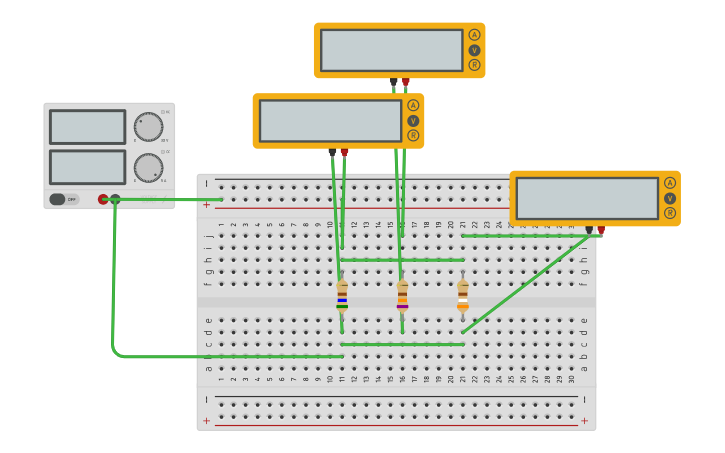 Circuit design Paralelo Circuito - Tinkercad